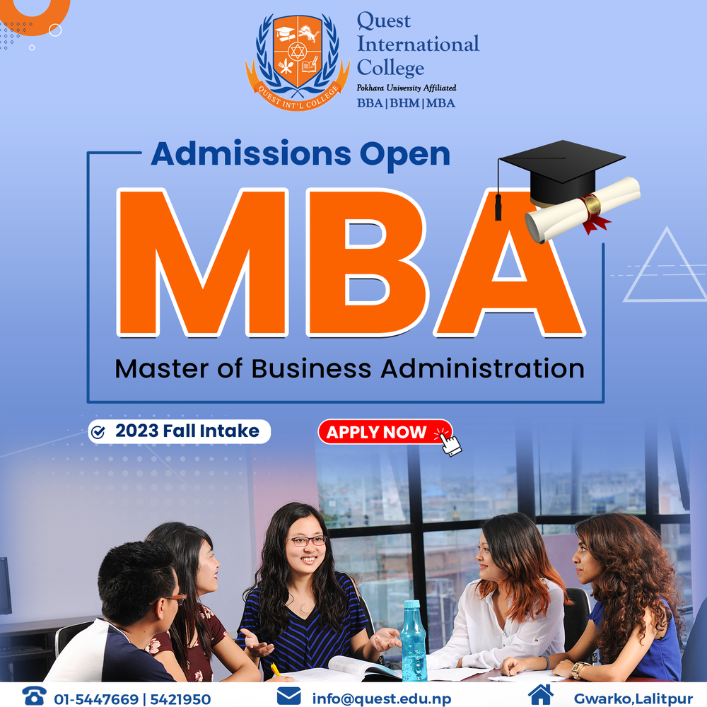 Quest Int'l College - Offering best MBA, BBA, & BHM Programs in Nepal